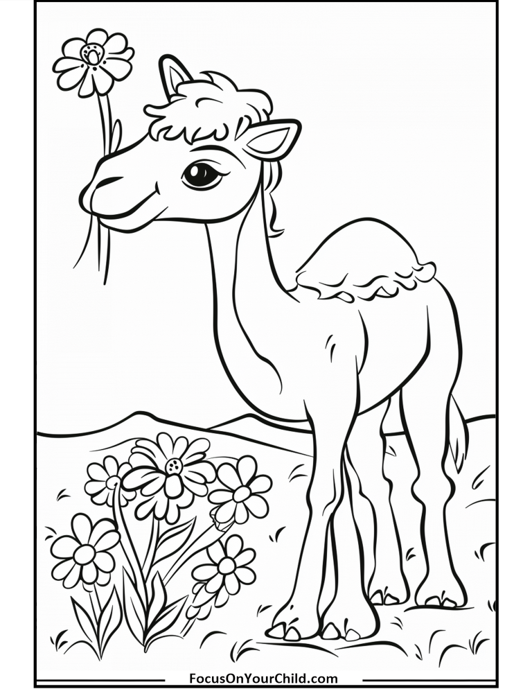 50+ Camel Coloring Pages (Free PDF Printables)