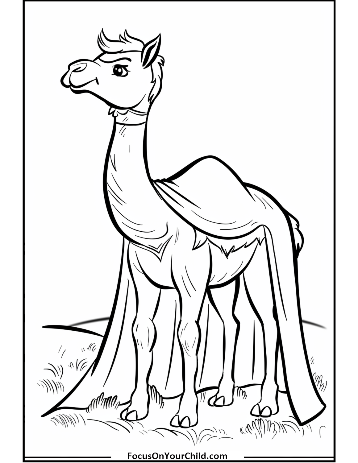 50+ Camel Coloring Pages (Free PDF Printables)