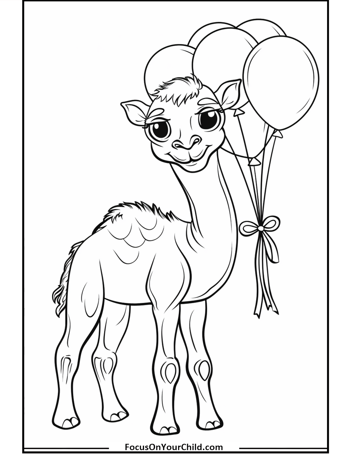 50+ Camel Coloring Pages (Free PDF Printables)