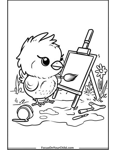 50+ Chick Coloring Pages (Free PDF Printables)