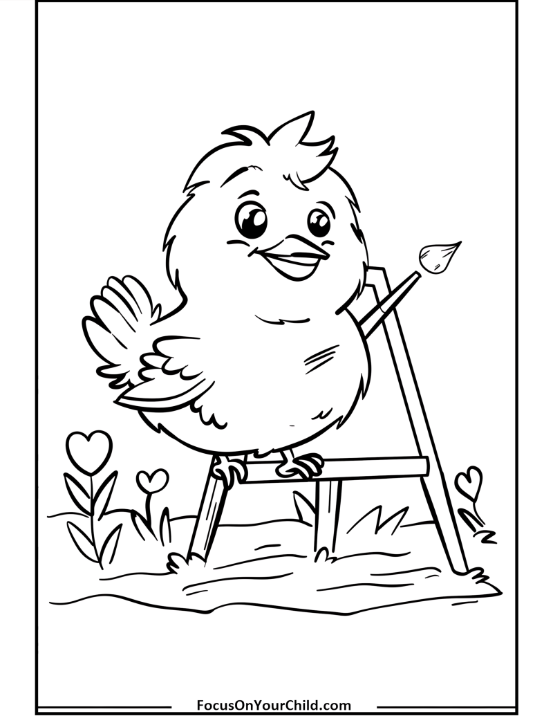 50+ Chick Coloring Pages (Free PDF Printables)