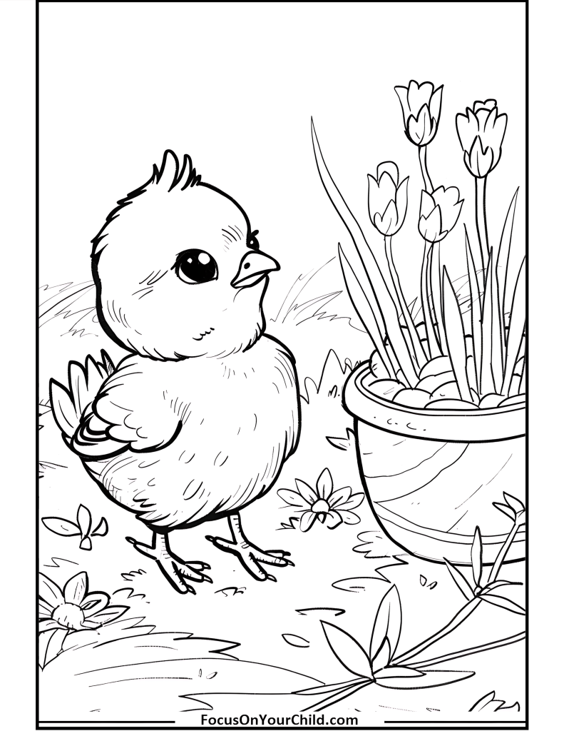 50+ Chick Coloring Pages (Free PDF Printables)
