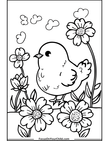 50+ Chick Coloring Pages (Free PDF Printables)