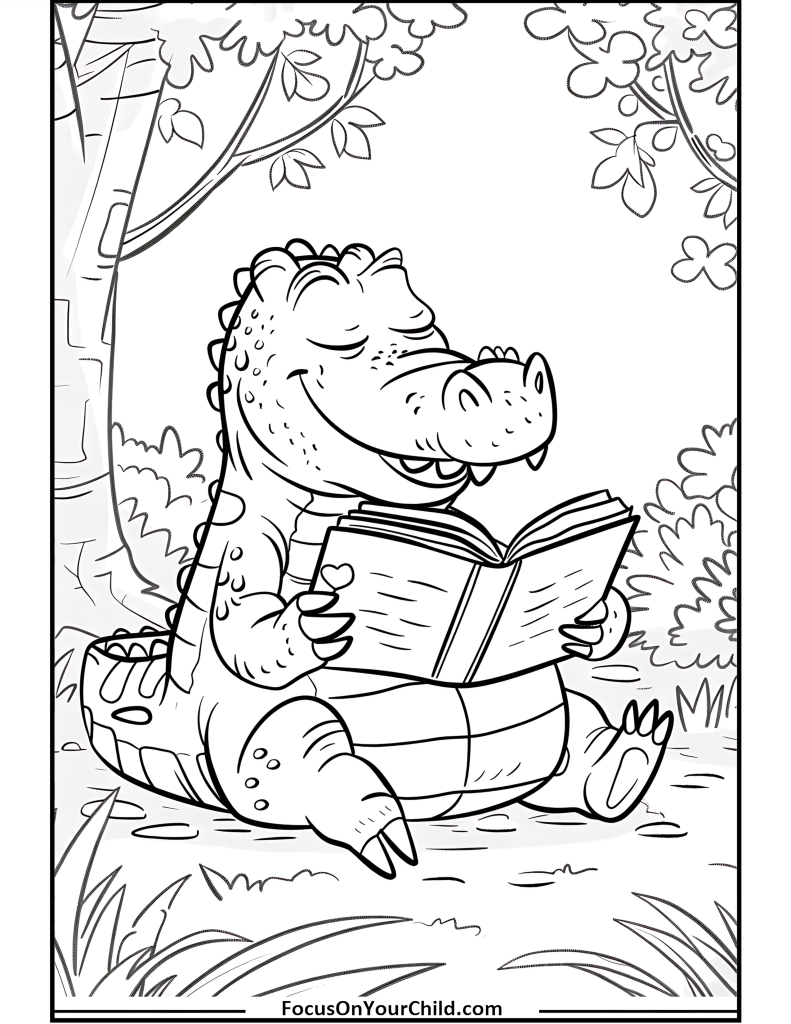 50+ Crocodile Coloring Pages (Free PDF Printables)