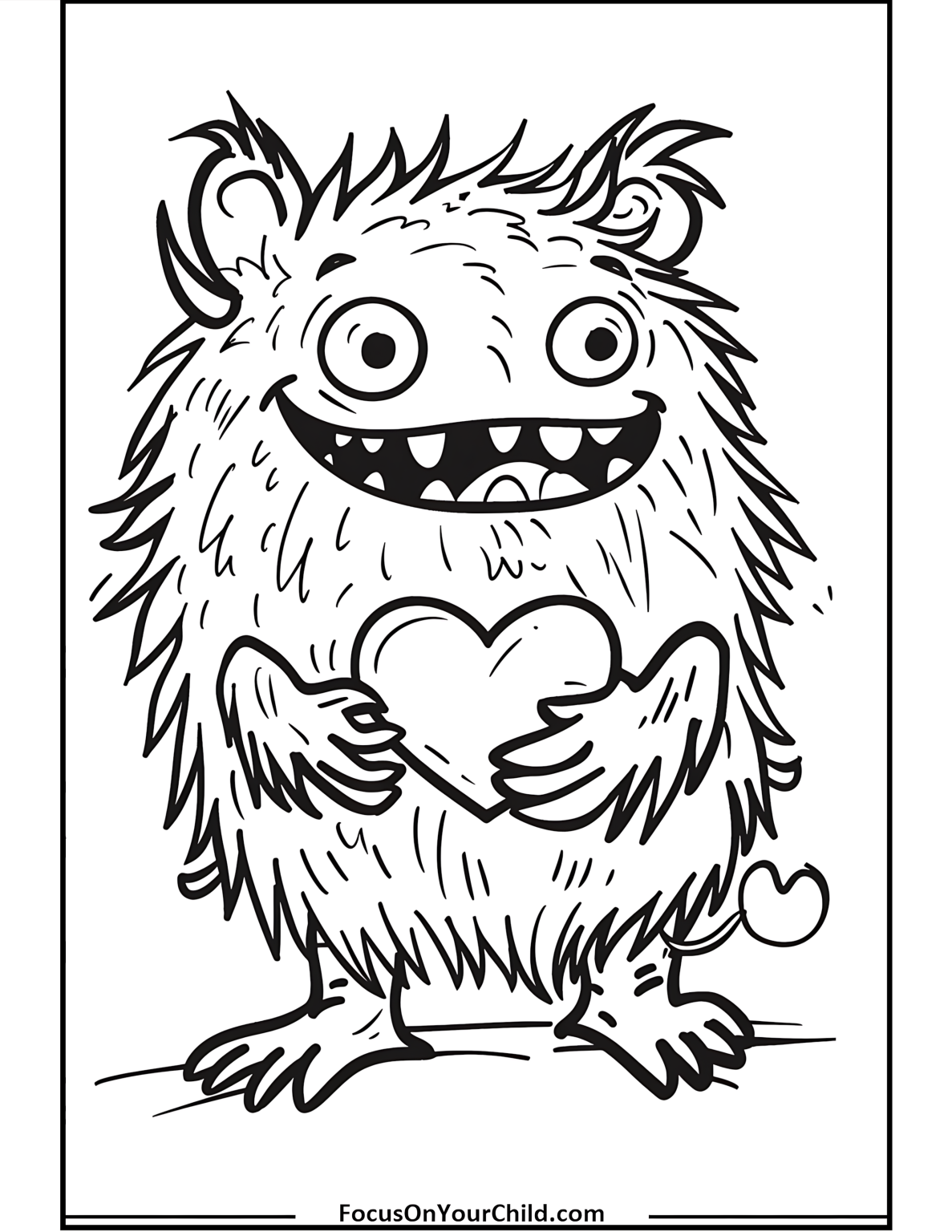 50+ Monster Coloring Pages (Free PDF Printables)