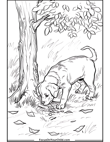 50+ Dog Coloring Pages (Free PDF Printables)