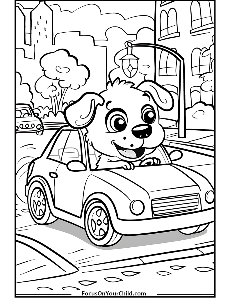 50+ Dog Coloring Pages (Free PDF Printables)