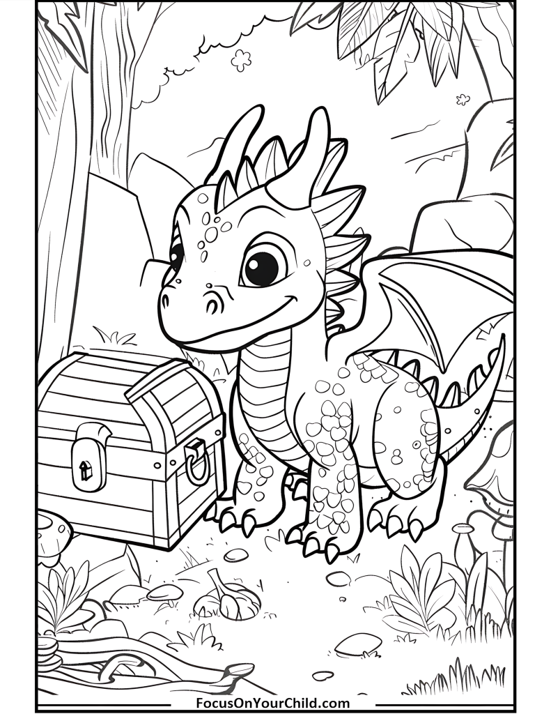 50+ Dragon Coloring Pages (Free PDF Printables)