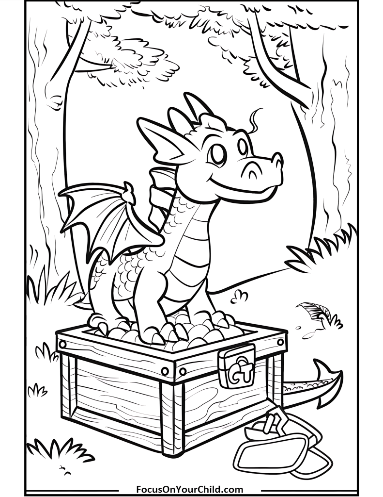 50+ Dragon Coloring Pages (Free PDF Printables)