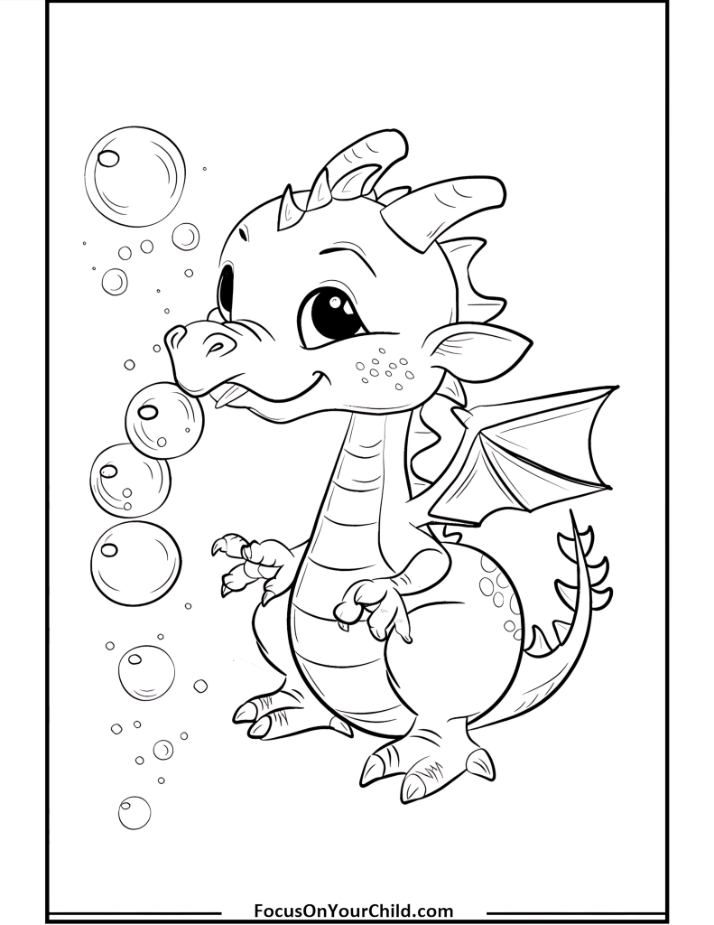 50+ Dragon Coloring Pages (Free PDF Printables)
