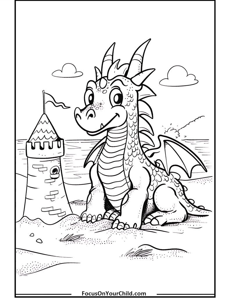 50+ Dragon Coloring Pages (Free PDF Printables)