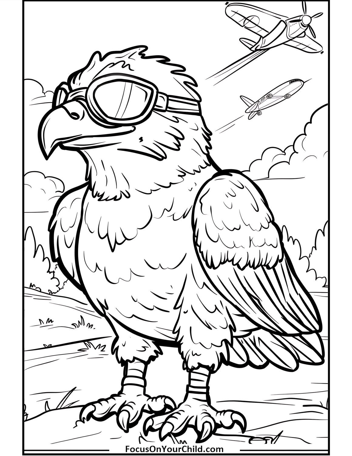 50+ Eagle Coloring Pages (Free PDF Printables)
