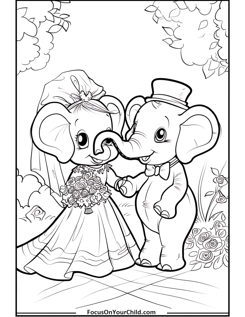 50+ Elephant Coloring Pages (Free PDF Printables)