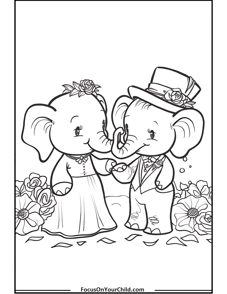 50+ Elephant Coloring Pages (Free PDF Printables)