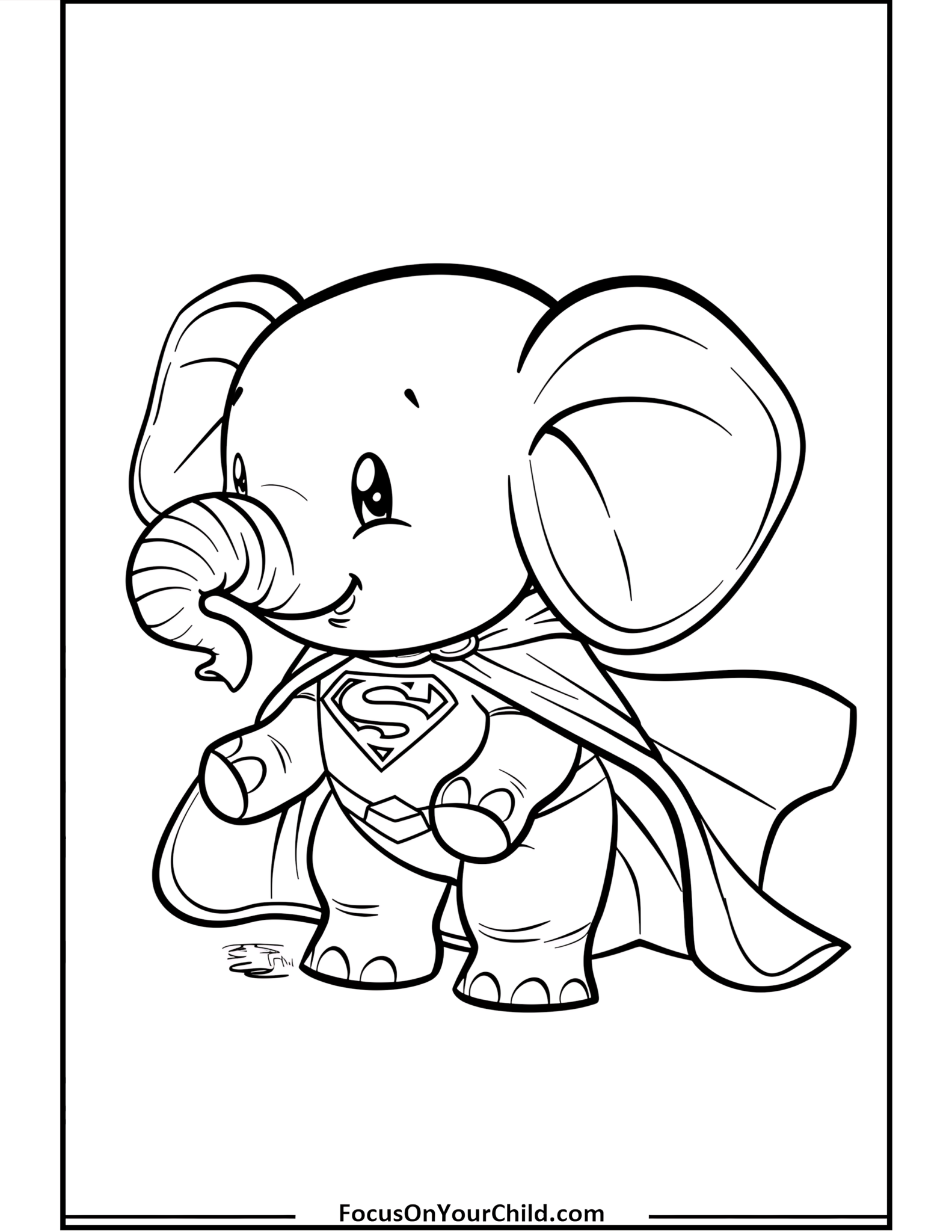 50+ Elephant Coloring Pages (Free PDF Printables)