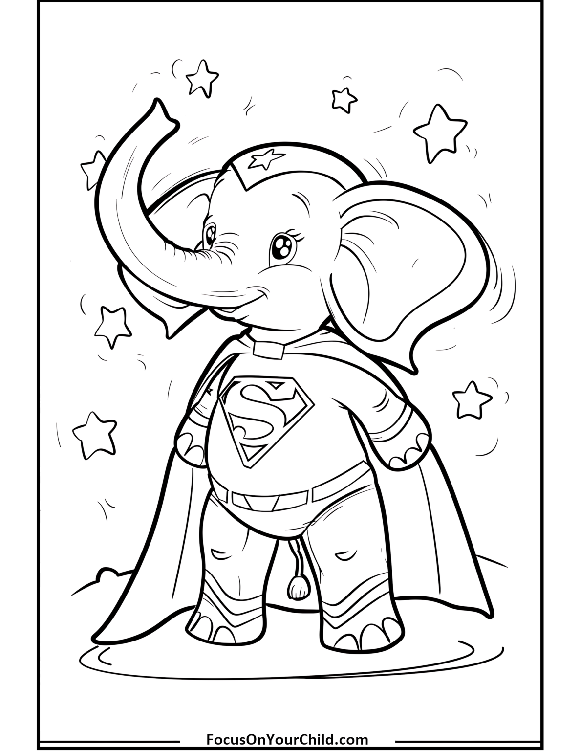 50+ Elephant Coloring Pages (Free PDF Printables)