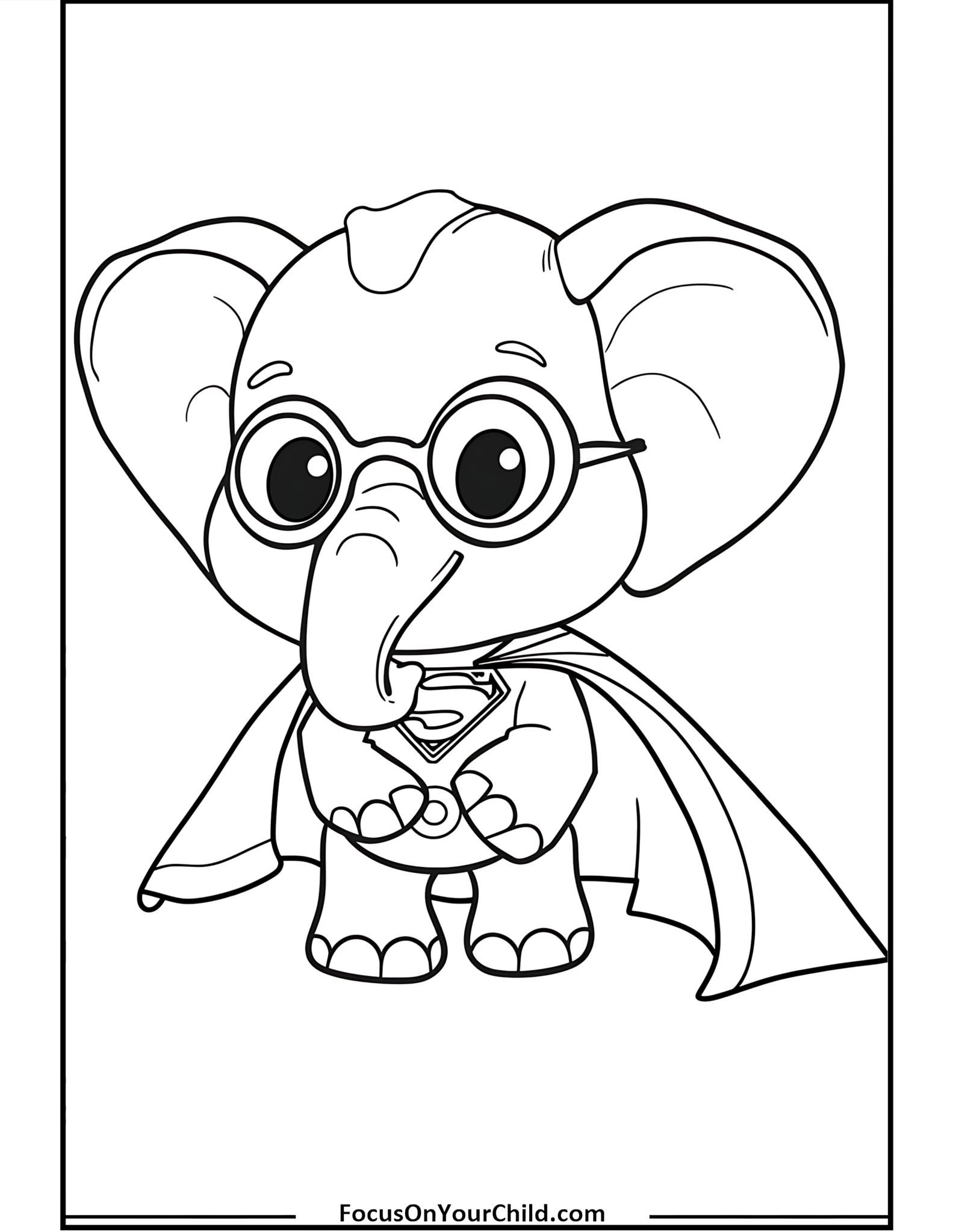 50+ Elephant Coloring Pages (Free PDF Printables)