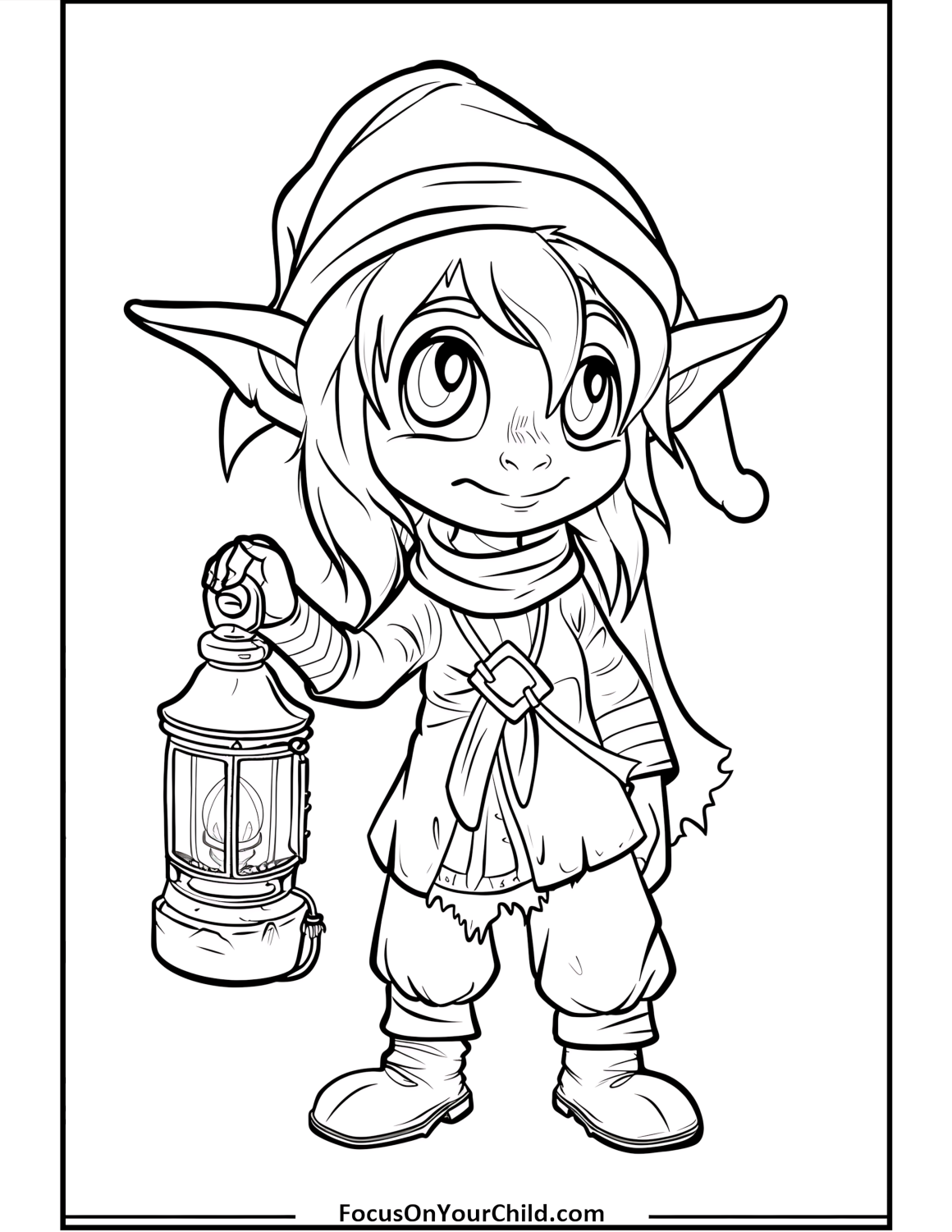 50+ Elf Coloring Pages (Free PDF Printables)