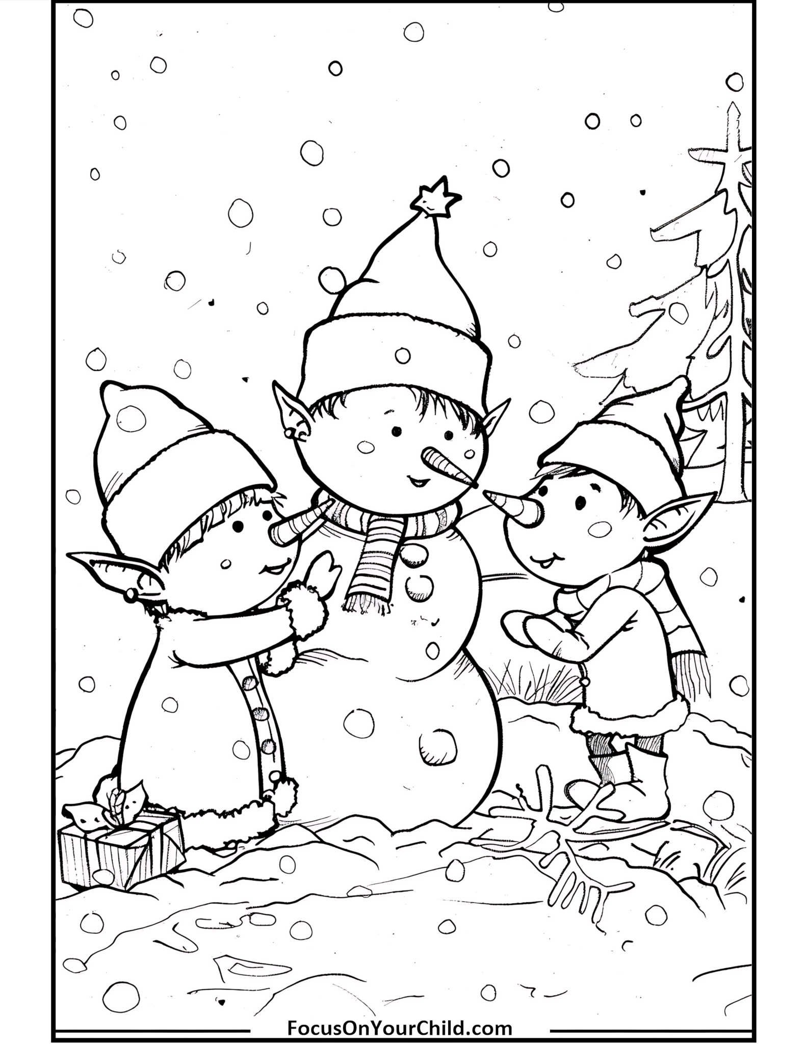 50+ Elves Coloring Pages (Free PDF Printables)