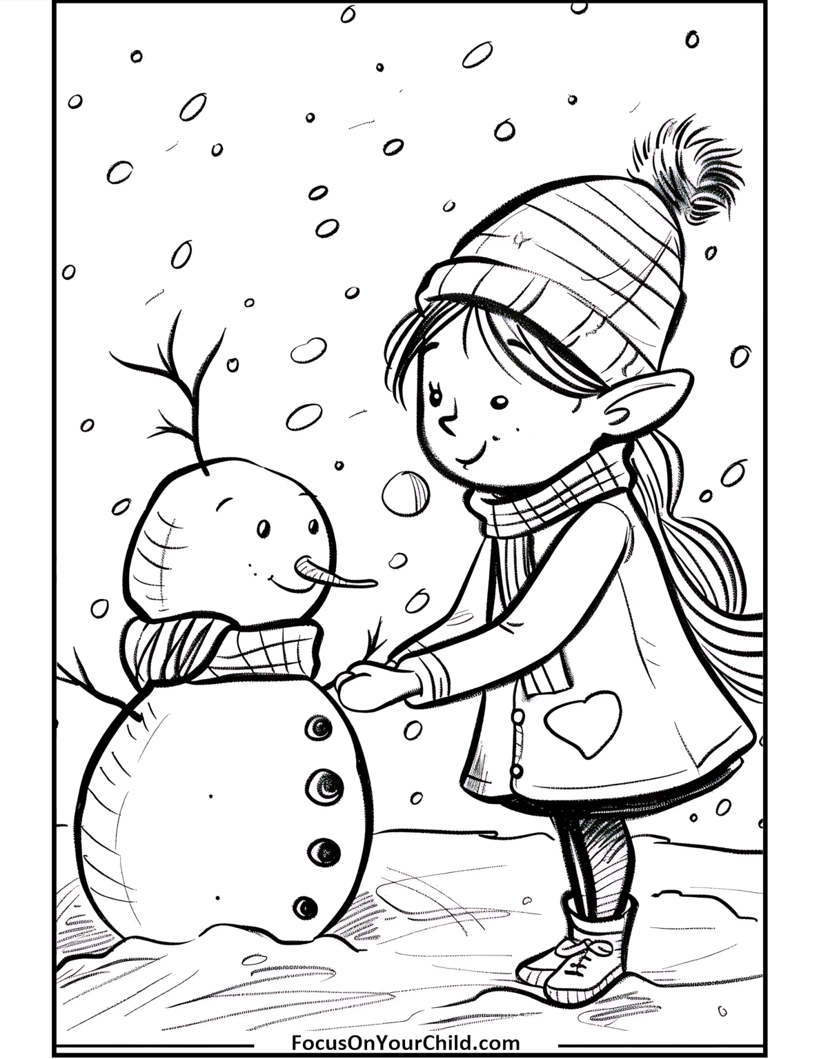 50+ Snowman Coloring Pages (Free PDF Printables)