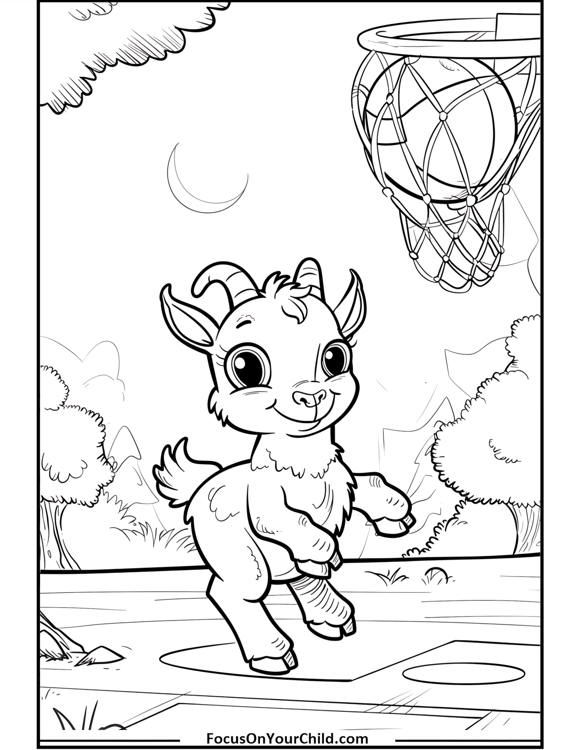 50+ Goat Coloring Pages (Free PDF Printables)