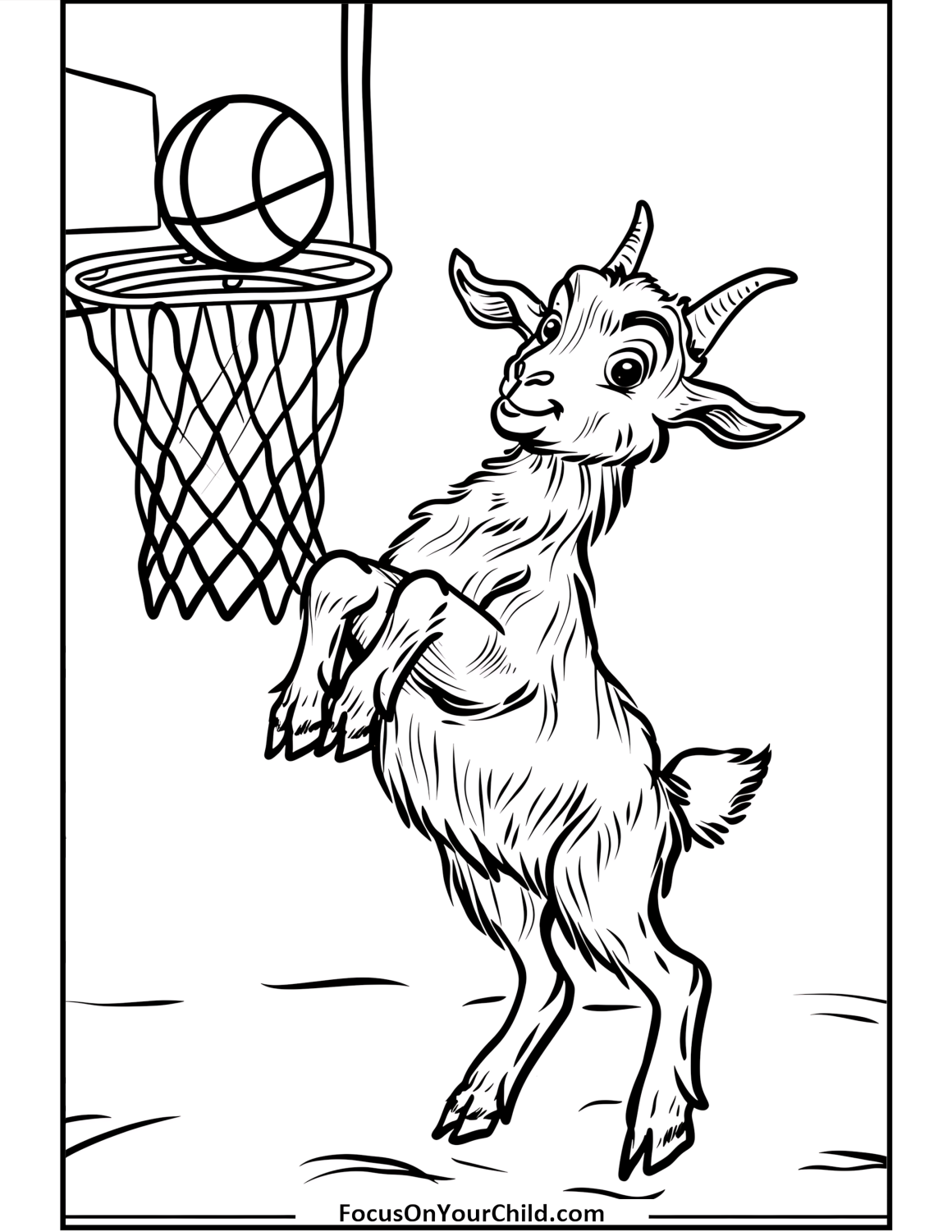 50+ Goat Coloring Pages (Free PDF Printables)