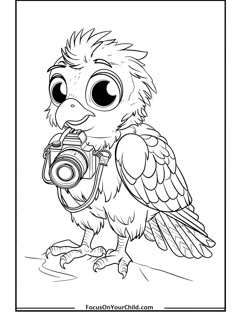 50+ Hawk Coloring Pages (Free PDF Printables)