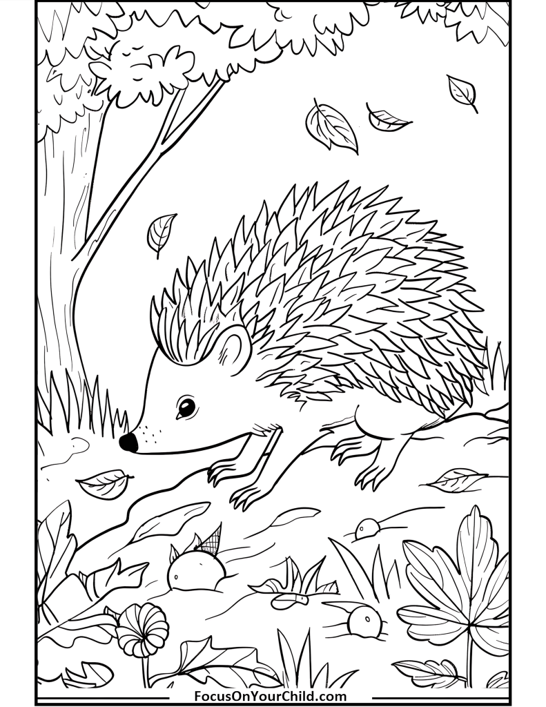 50+ Hedgehog Coloring Pages (Free PDF Printables)