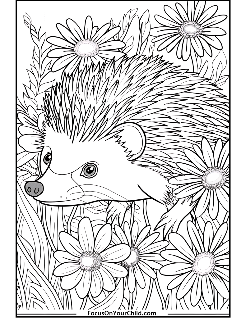 50+ Hedgehog Coloring Pages (Free PDF Printables)