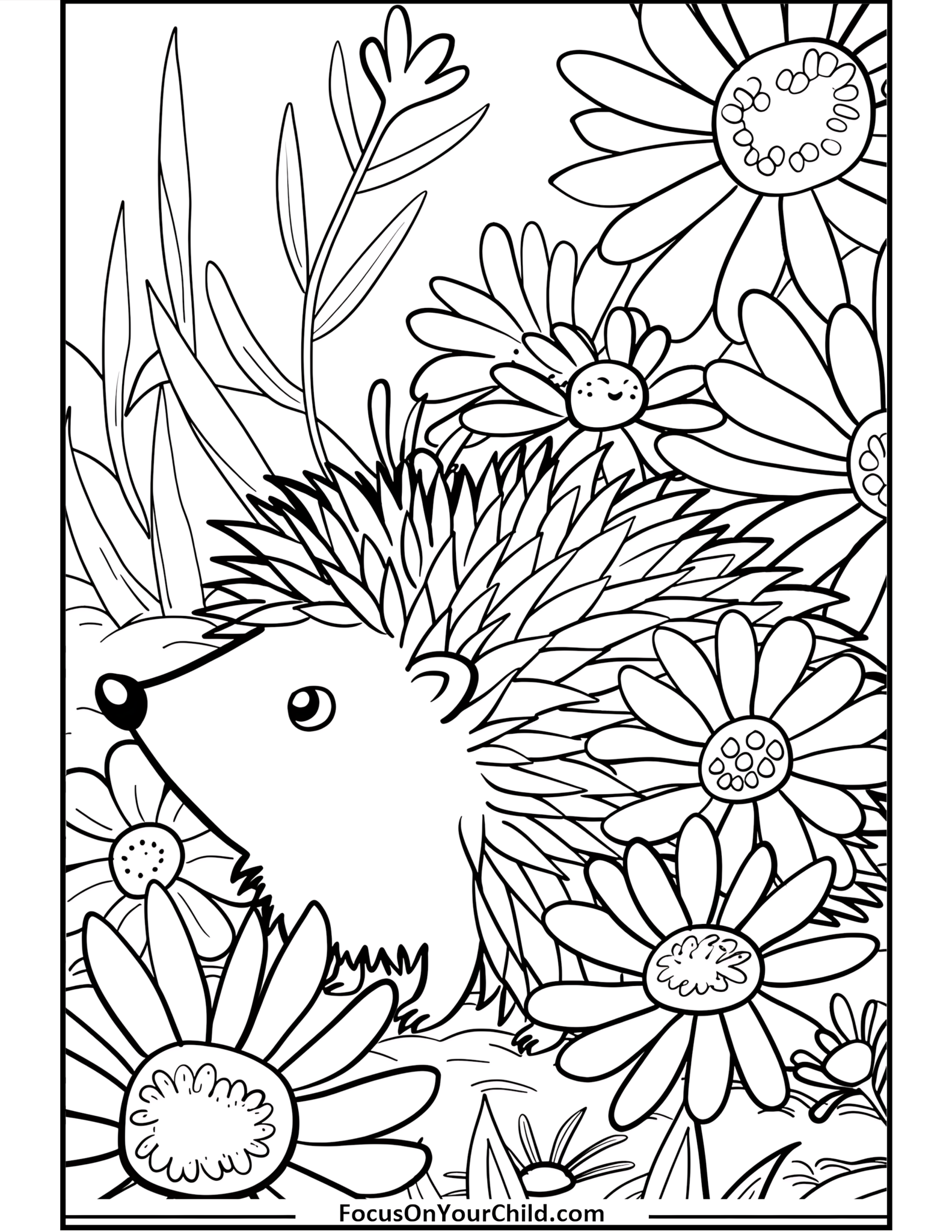50+ Hedgehog Coloring Pages (Free PDF Printables)