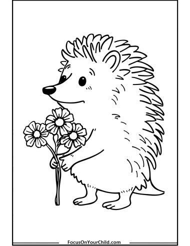 50+ Hedgehog Coloring Pages (Free PDF Printables)