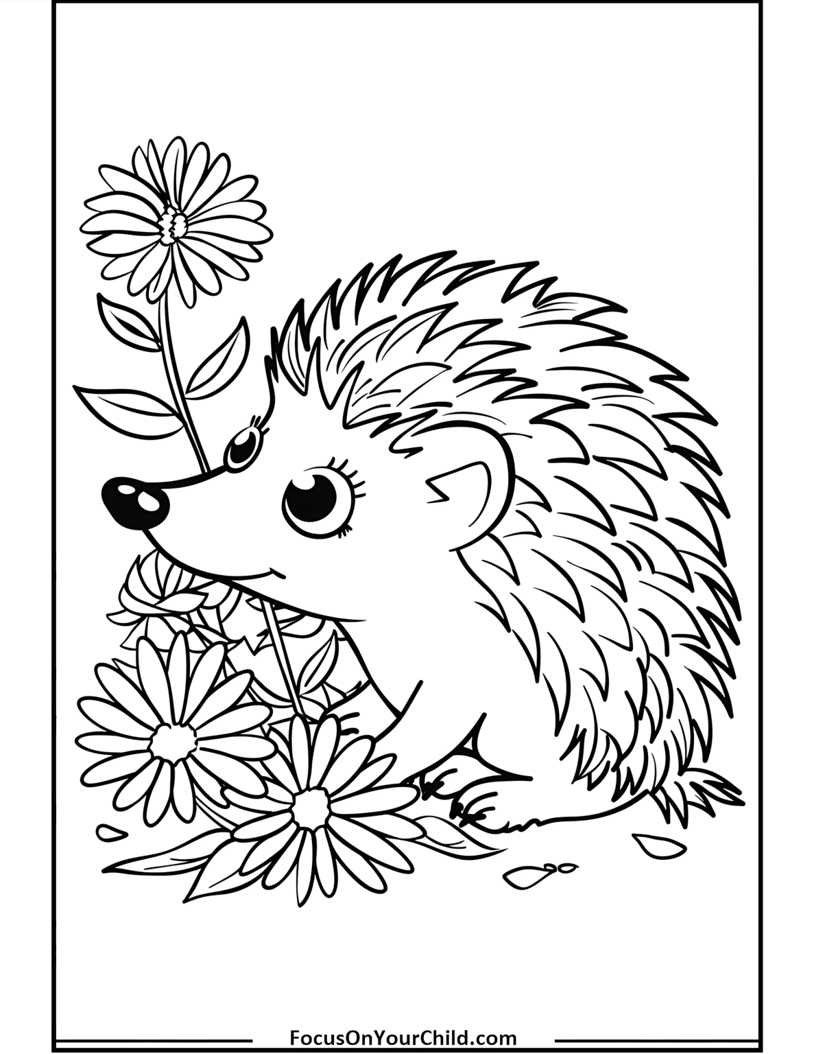 50+ Hedgehog Coloring Pages (Free PDF Printables)