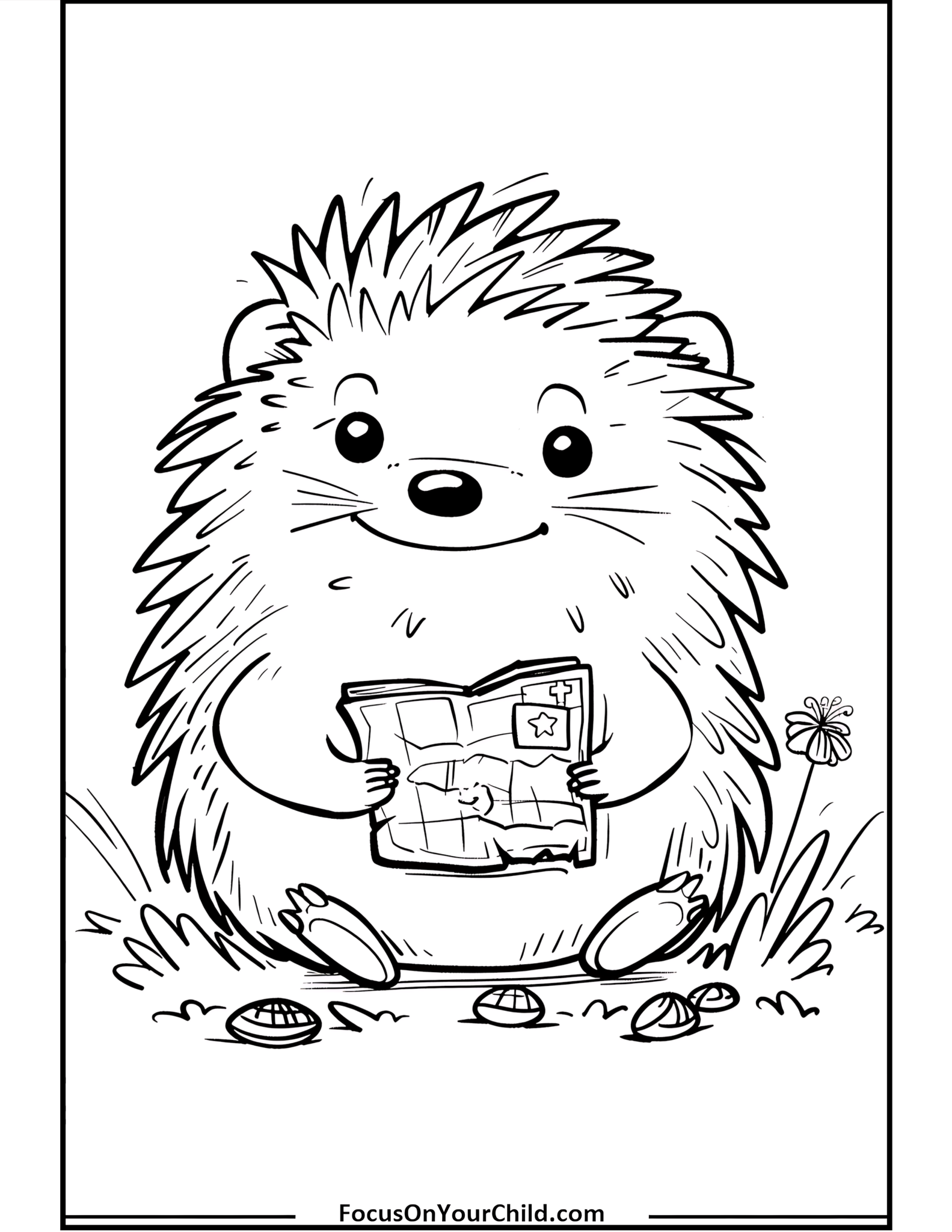 50+ Hedgehog Coloring Pages (Free PDF Printables)