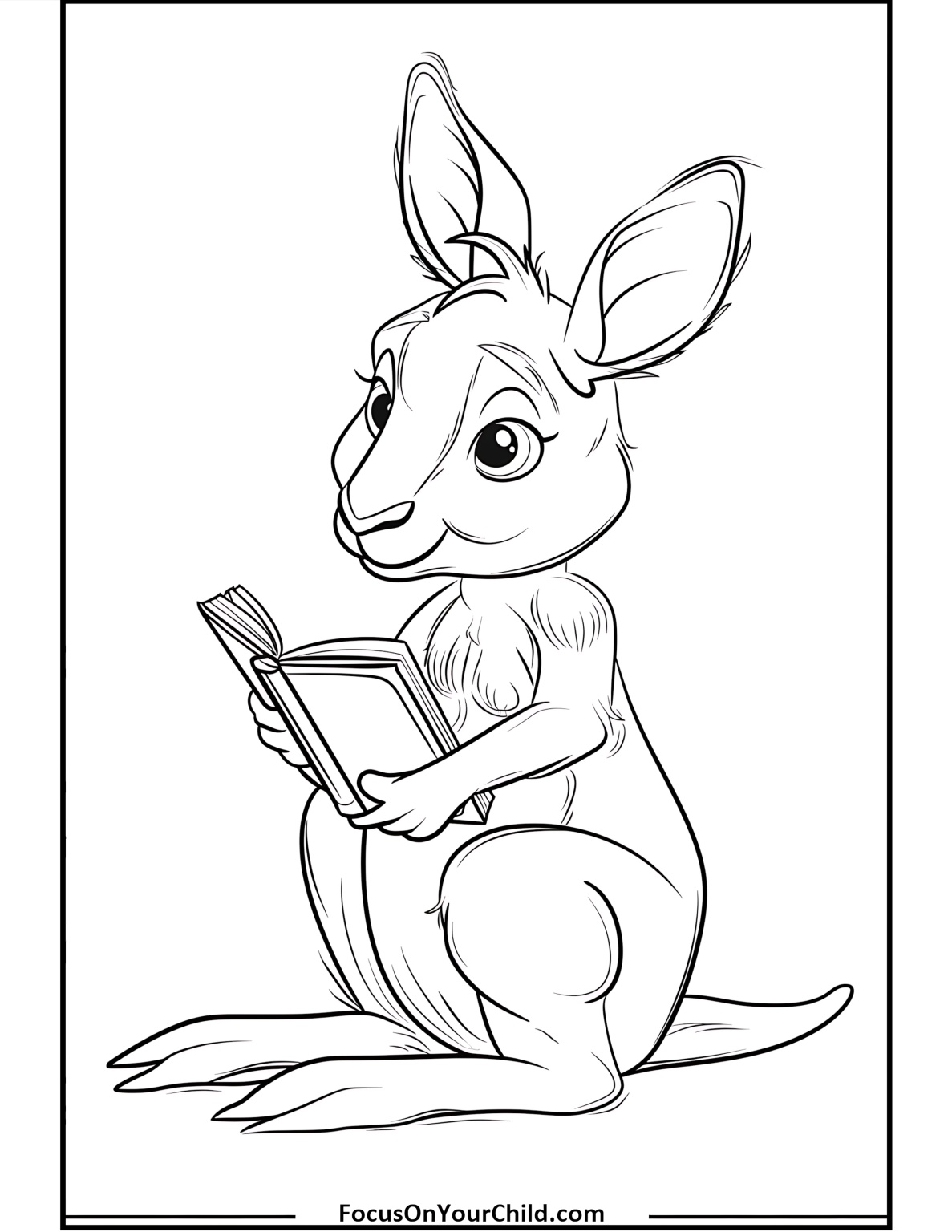 50+ Kangaroo Coloring Pages (Free PDF Printables)