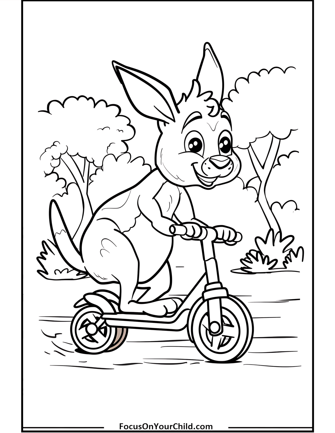 50+ Kangaroo Coloring Pages (Free PDF Printables)