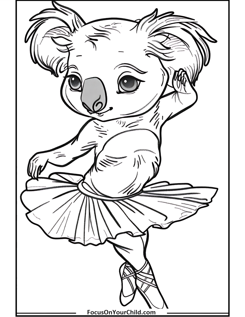 50+ Koala Coloring Pages (Free PDF Printables)