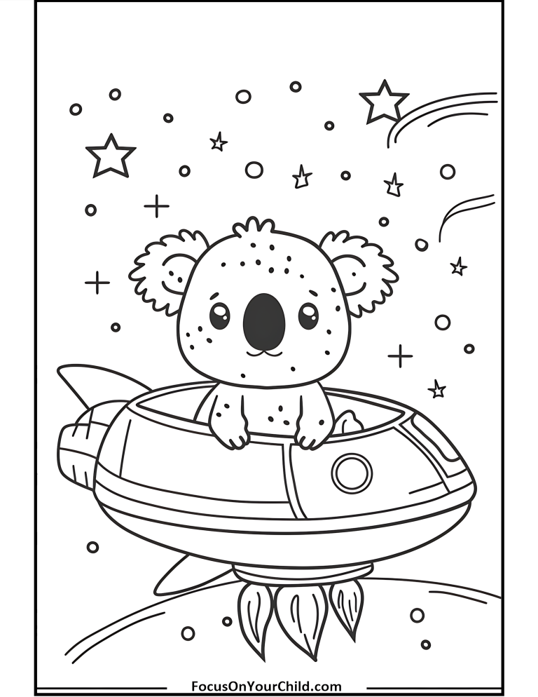 50+ Koala Coloring Pages (Free PDF Printables)