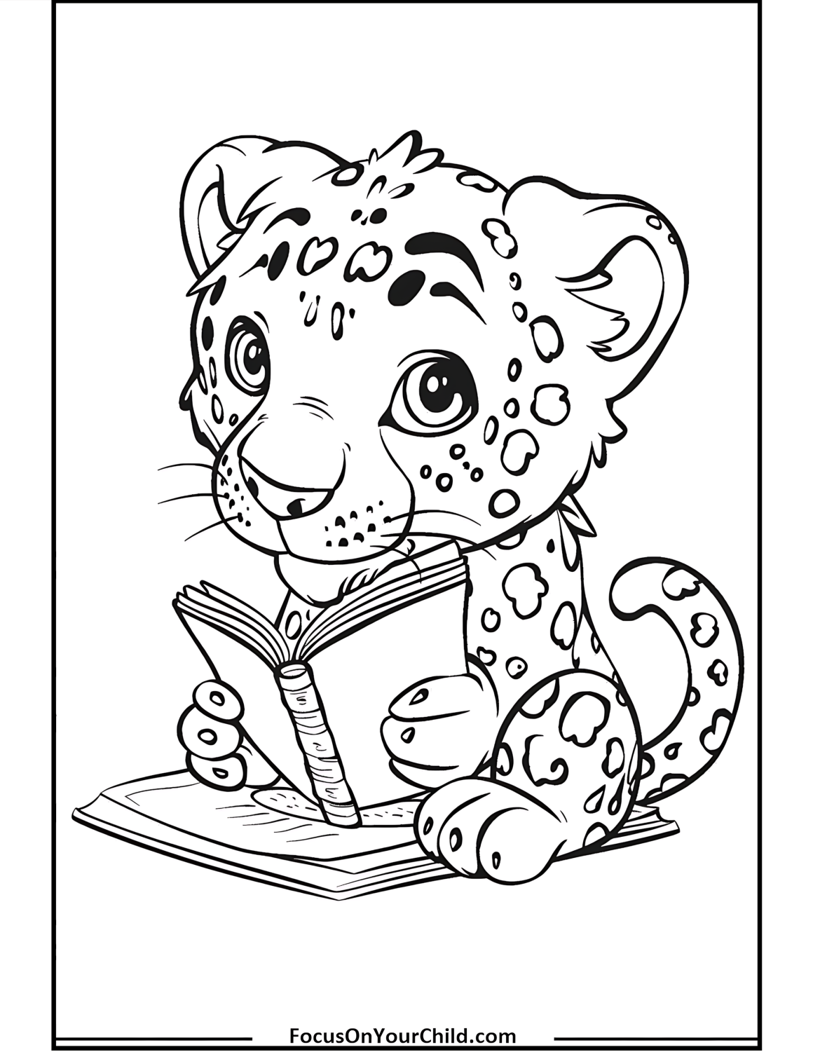 50+ Leopard Coloring Pages (Free PDF Printables)