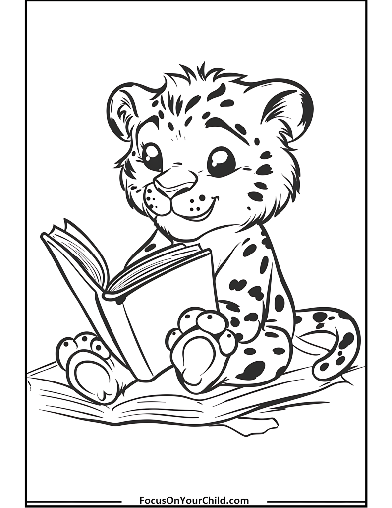 50+ Leopard Coloring Pages (Free PDF Printables)