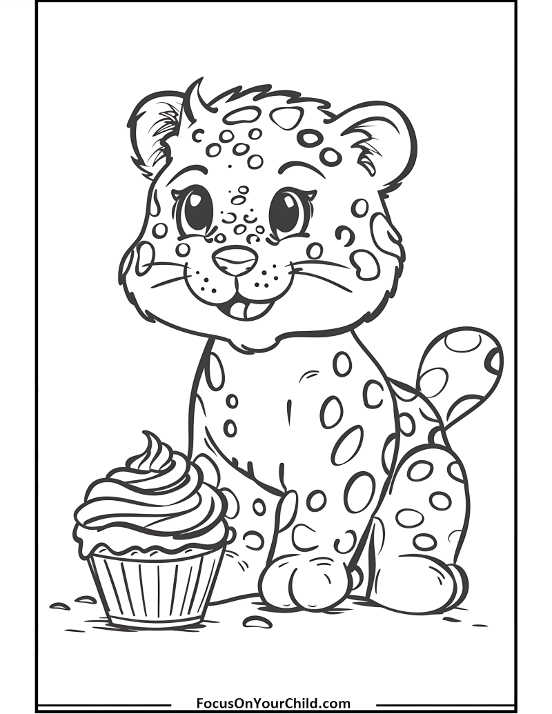 50+ Leopard Coloring Pages (Free PDF Printables)