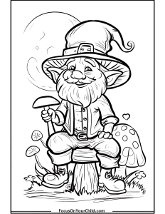 50+ Leprechaun Coloring Pages (Free PDF Printables)