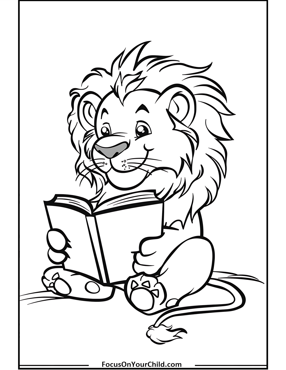 50+ Lion Coloring Pages (Free PDF Printables)