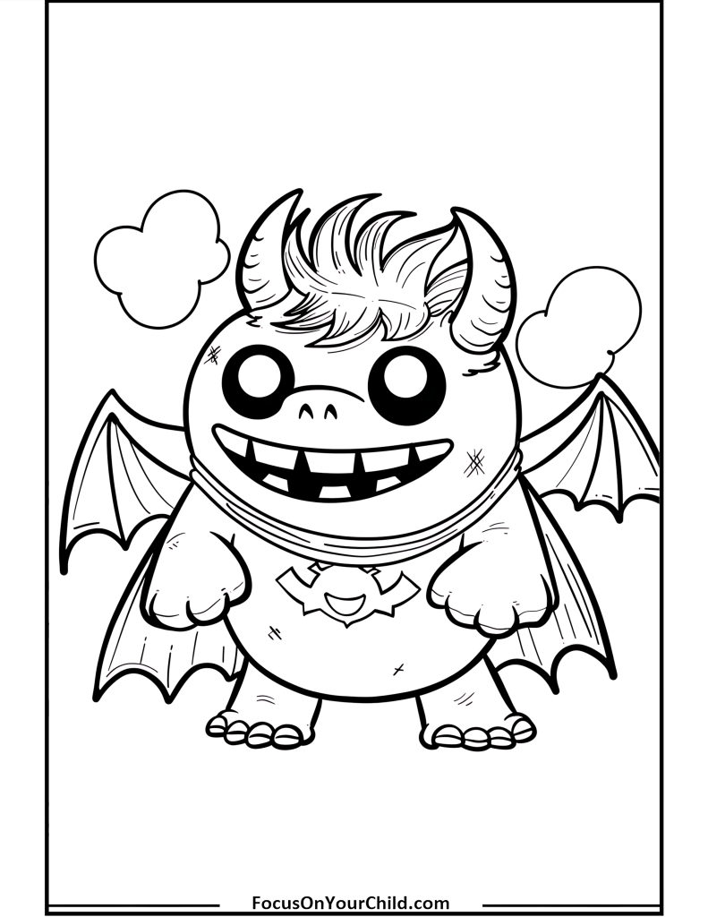 50+ Monster Coloring Pages (Free PDF Printables)