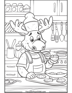 50+ Moose Coloring Pages (Free PDF Printables)