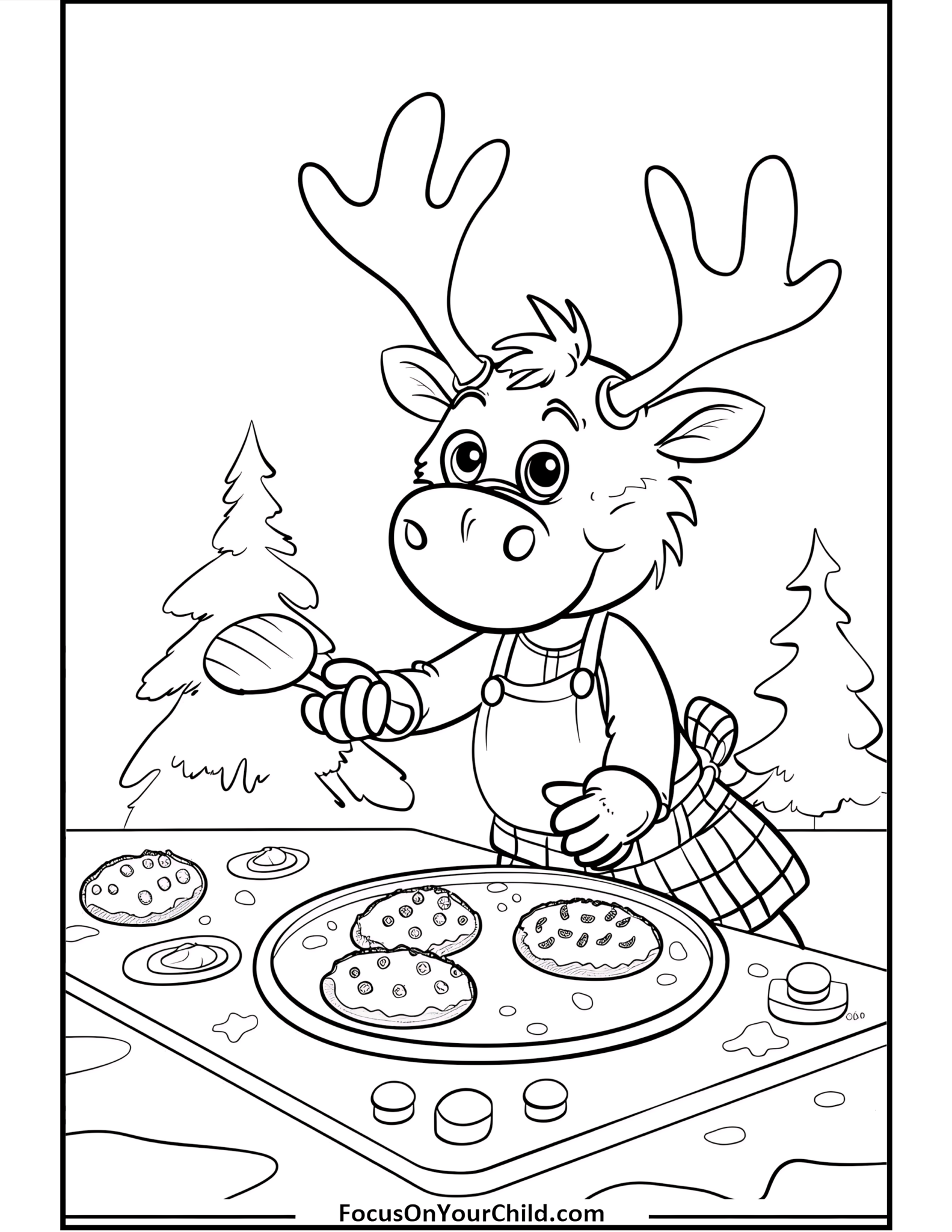 50+ Moose Coloring Pages (Free PDF Printables)