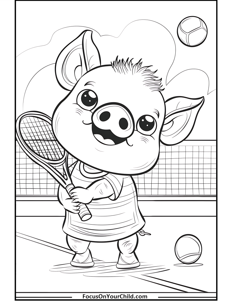 50+ Pig Coloring Pages (Free PDF Printables)