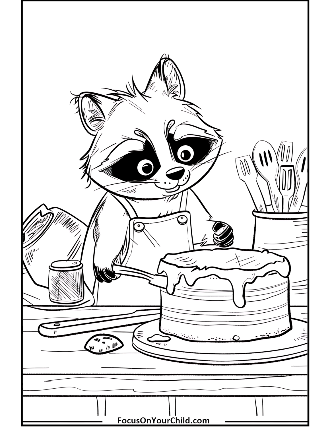 50+ Raccoon Coloring Pages (Free PDF Printables)