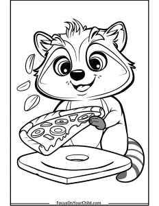 50+ Raccoon Coloring Pages (Free PDF Printables)