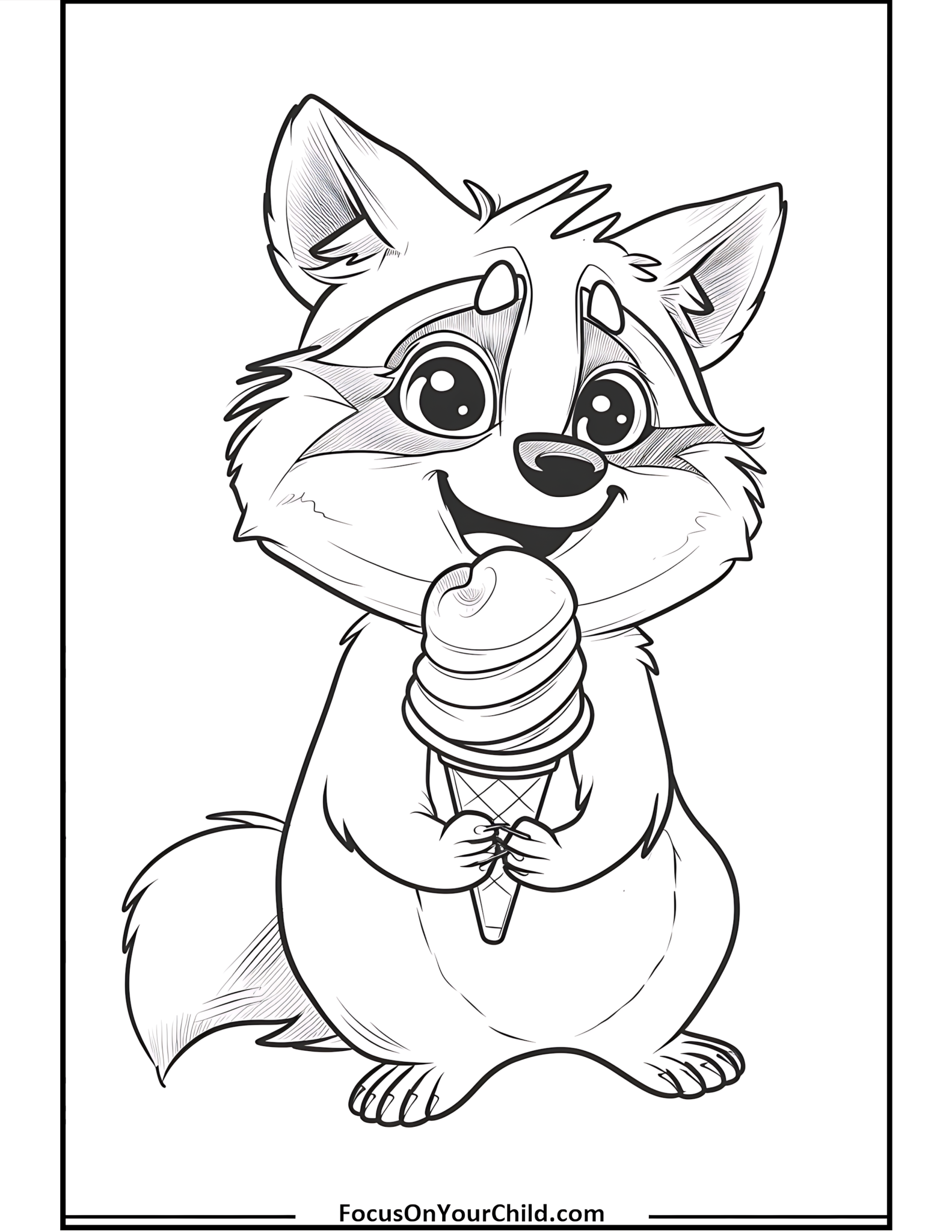 50+ Raccoon Coloring Pages (Free PDF Printables)