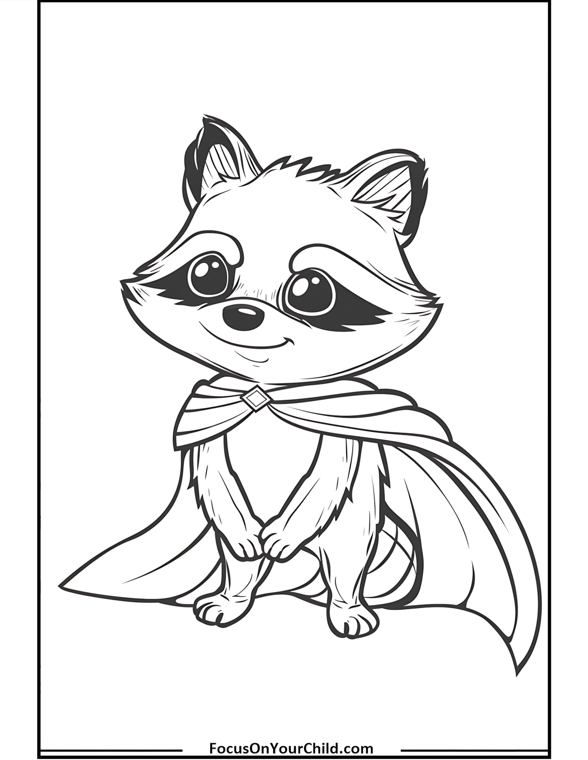 50+ Raccoon Coloring Pages (Free PDF Printables)